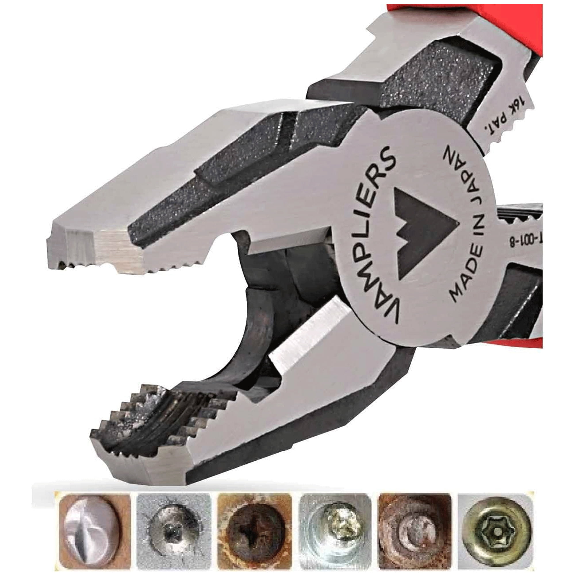 VAMPLIERS VT-001-8. 8" PRO Lineman's Pliers, Screw Extractor Pliers ...