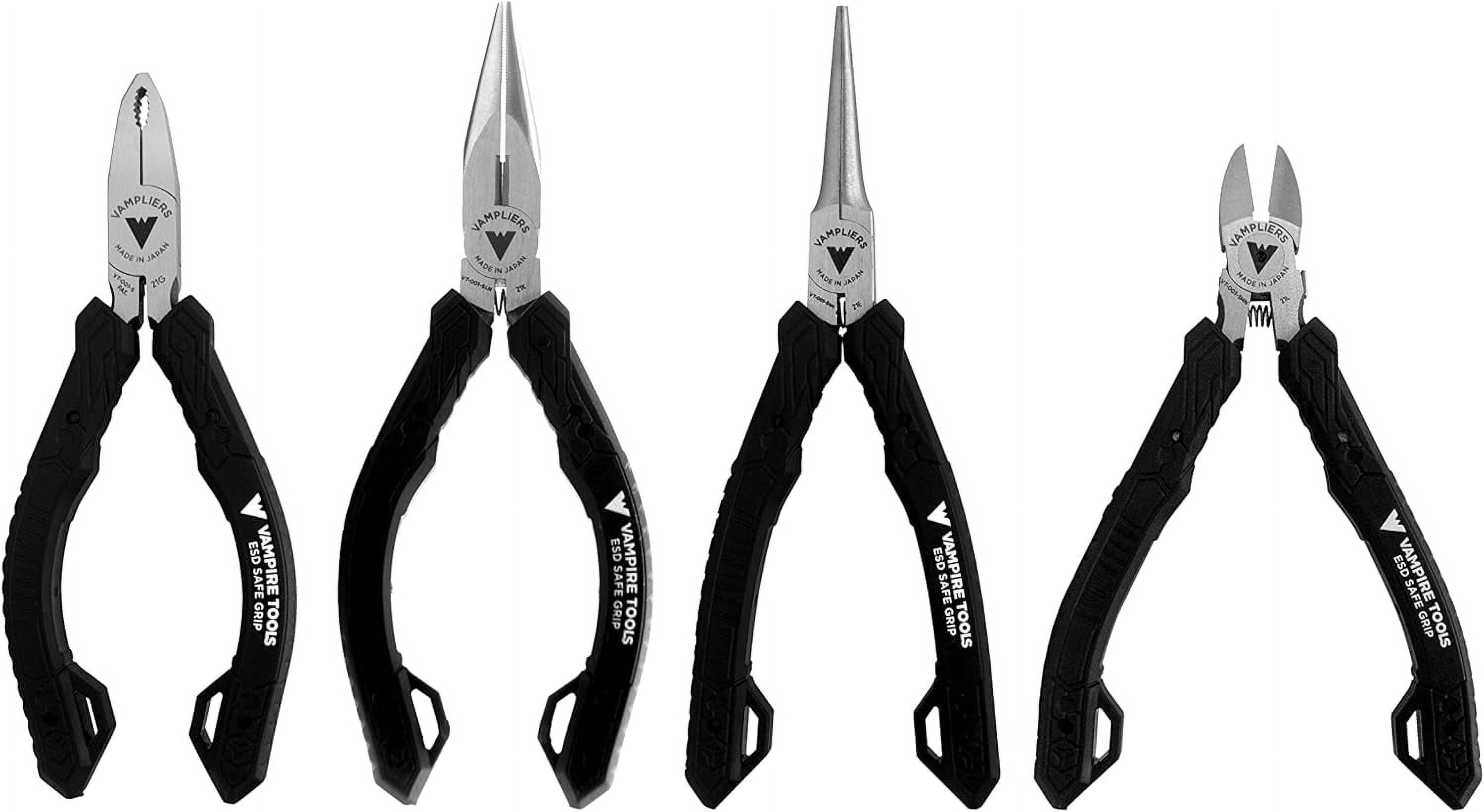 VAMPLIERS VT-001-S4D 4-Piece Electronic Repair 5" Mini Pliers Set ...