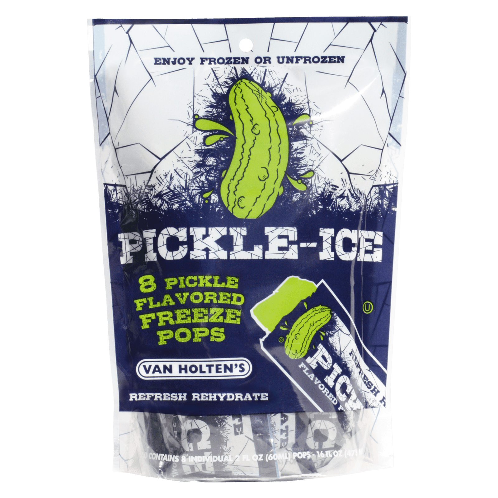Van Holten's Pickles - Pickle-Ice Freeze Pops - 8 Pack - Walmart.com