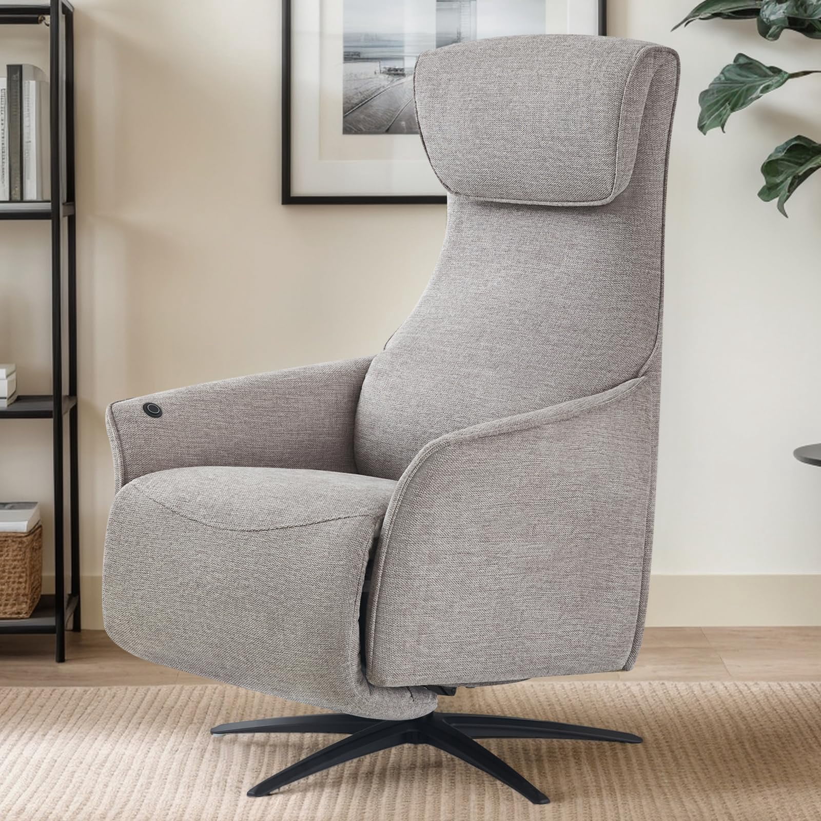 VANACC Dual Motor Power Swivel Recliner Chair for Adults, Electric ...