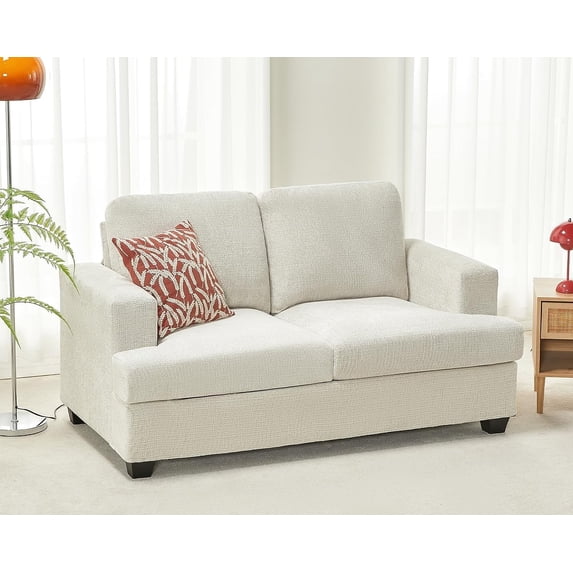 VANACC Sofa, Comfy Sofa Couch with Deep Seats, Modern Sofa for Living ...