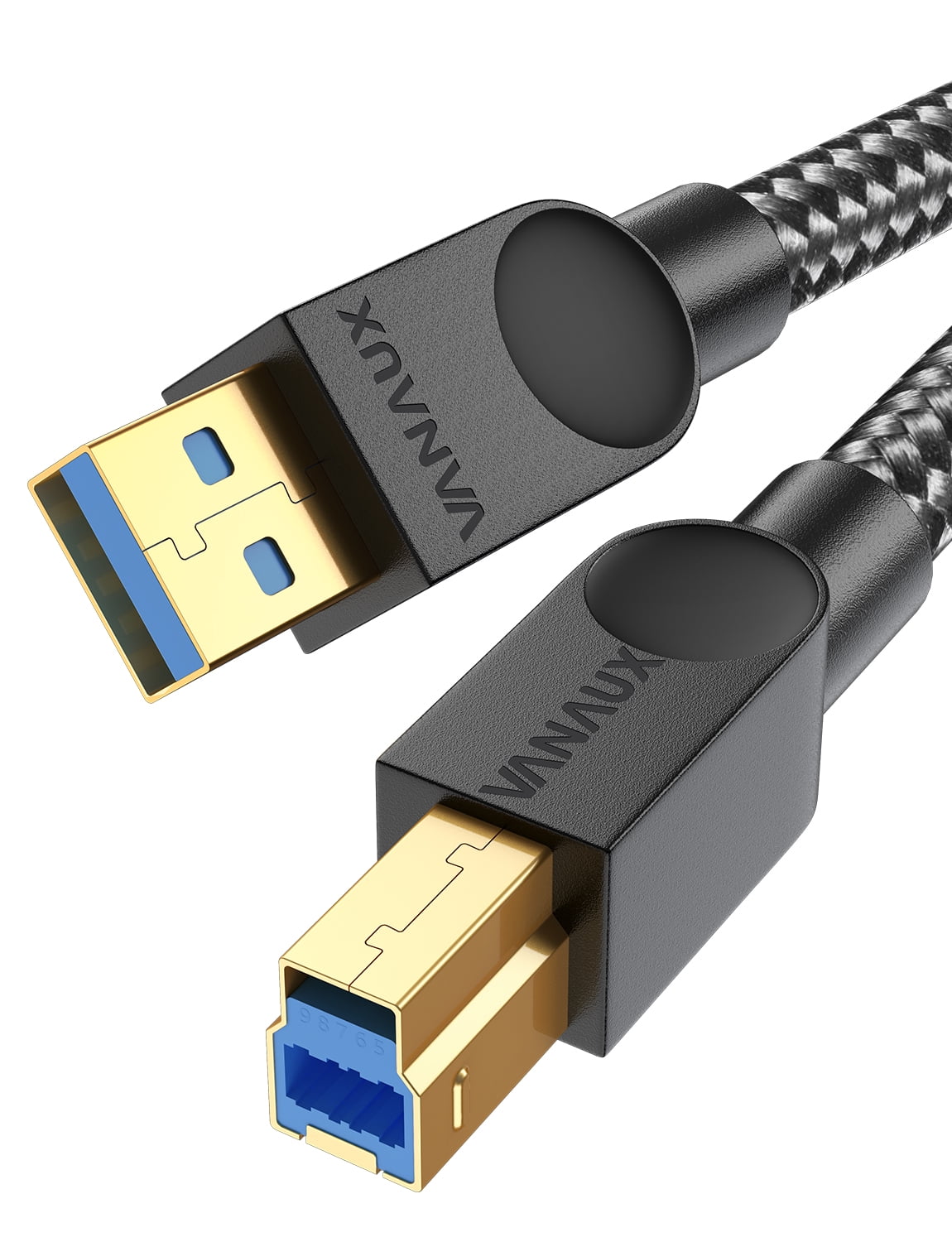 VANAUX USB 3.0 Printer Cable A Male to B Male ，5Gbps High Speed Data ...