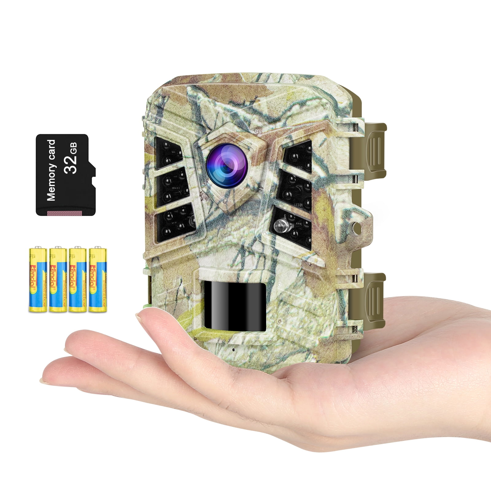 VANBAR D300 Mini 1080P 20MP Trail Camera, Night Vision, 0.2s Speed ...