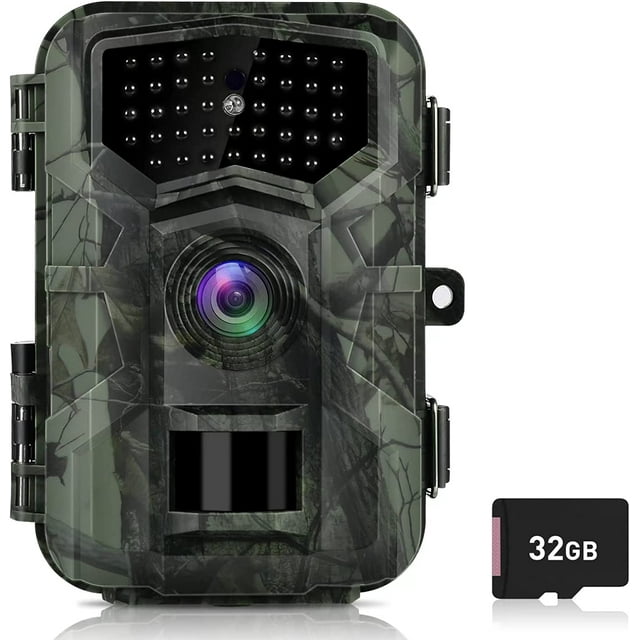 VANBAR D400 32MP Trail Camera, 1080P Night Vision Hunting Game Camera ...