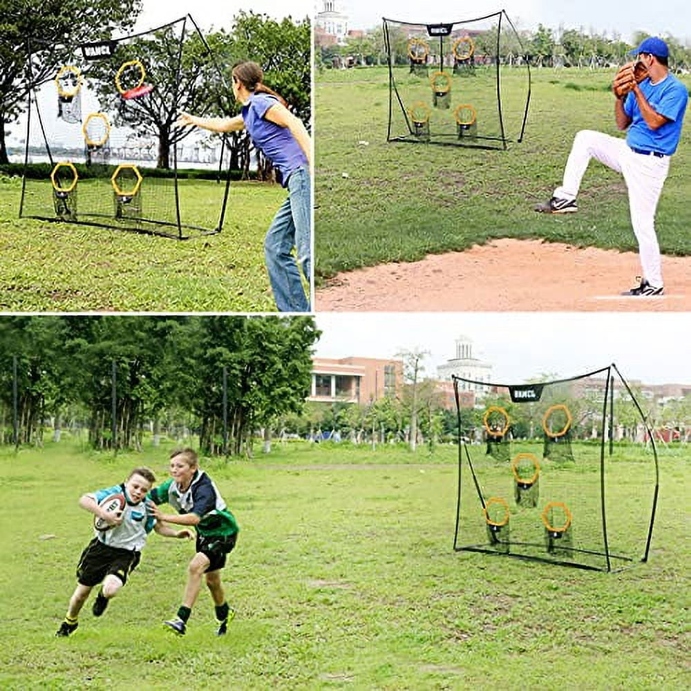 VANCL Football Training Net Portable 7X7ft Knotless Quarterback ...