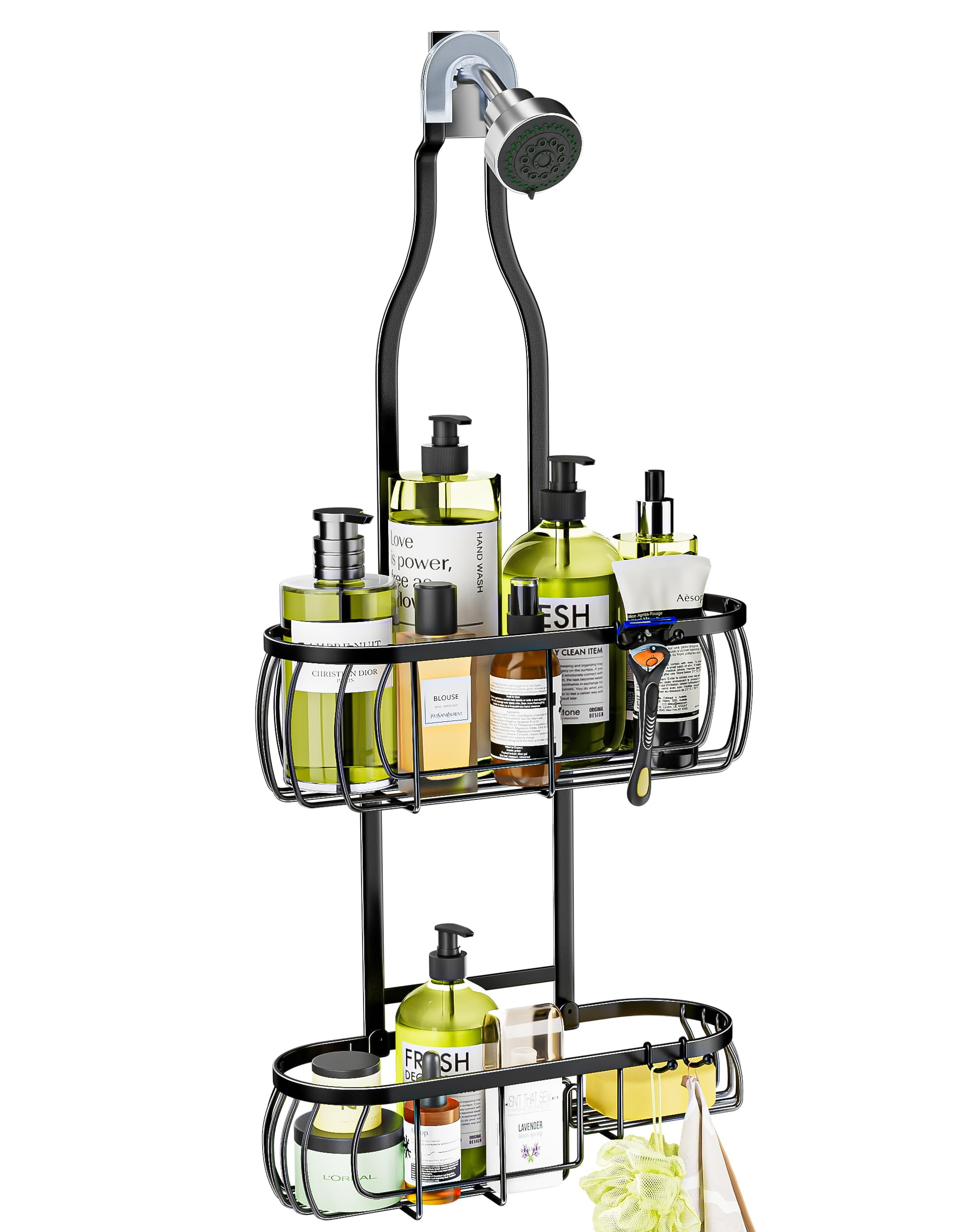 VANCORE Hanging Shower Caddy, Rustproof Shower Shelf Racks Over Shower ...