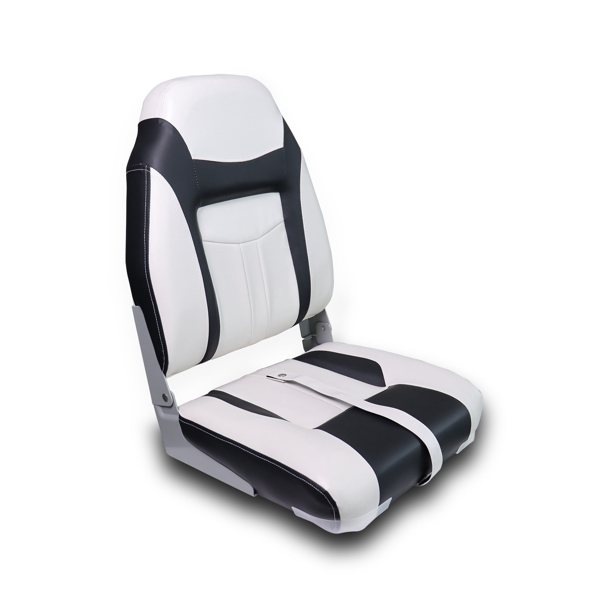 VANCUS High Back Folding Boat Seat Easy to Carry Marine Durable Fishing ...