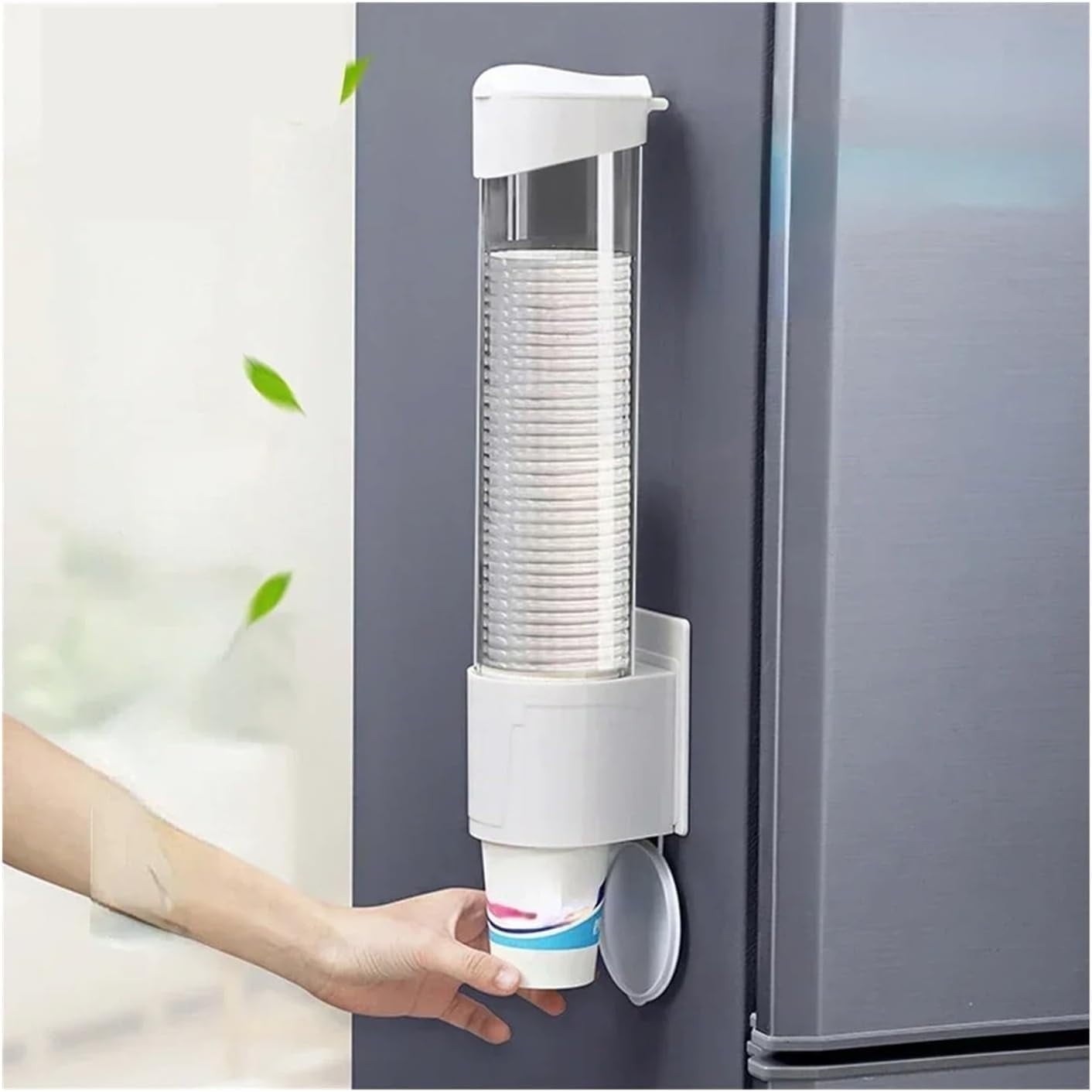VANDU Disposable Paper Cups Dispenser WallMounted Plastic Water ...
