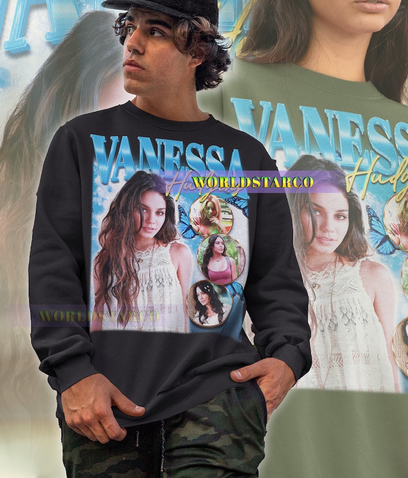 VANESSA HUDGENS Sweatshirt, Vanessa Hudgens Homage Sweatshirtter ...