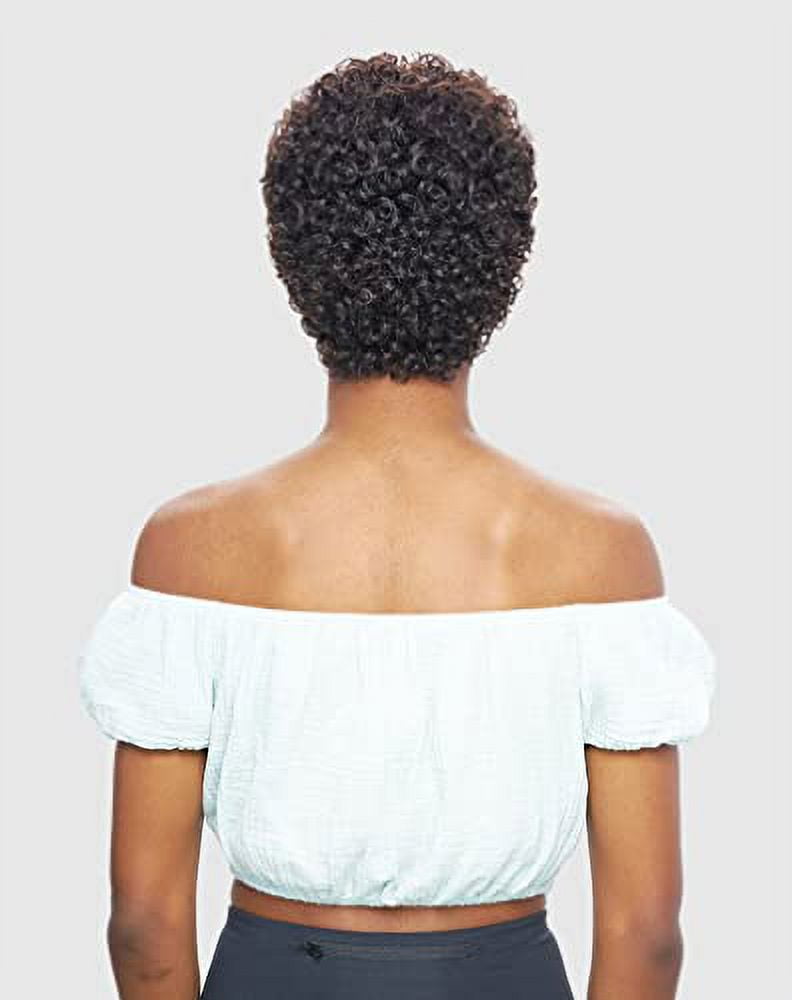 VANESSA VIXEN Human Hair Collection Wigs XShort Length Curly Wavy Style ...