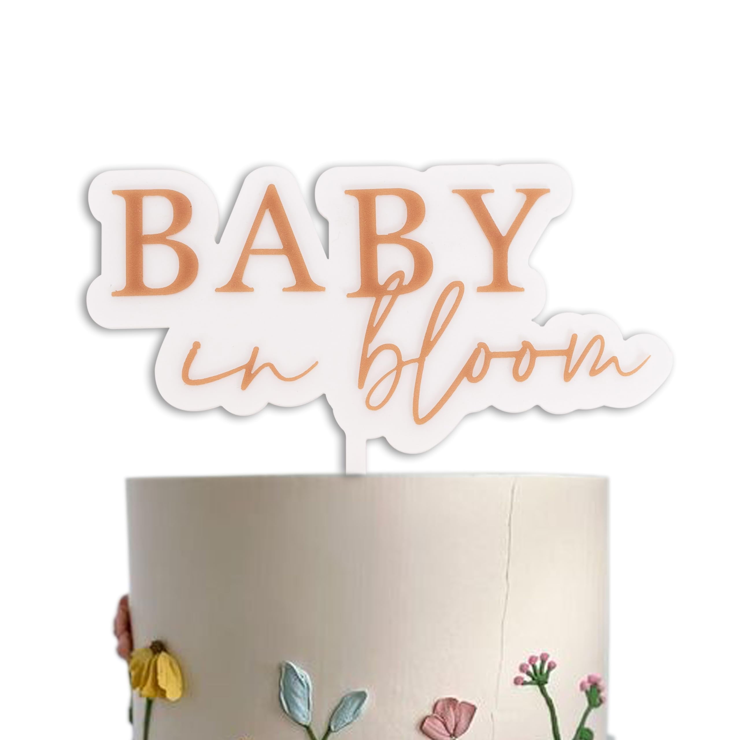 VANGNING Baby in Bloom Cake Topper BSL1 - Baby Shower Cake Topper, Baby ...