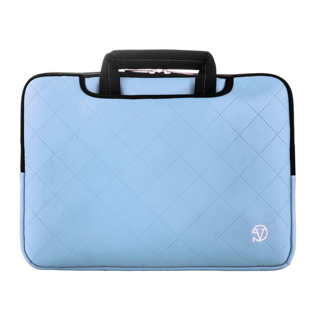VANGODDY Gummy Padded Laptop Carry Sleeve with hide away handles for 14 ...