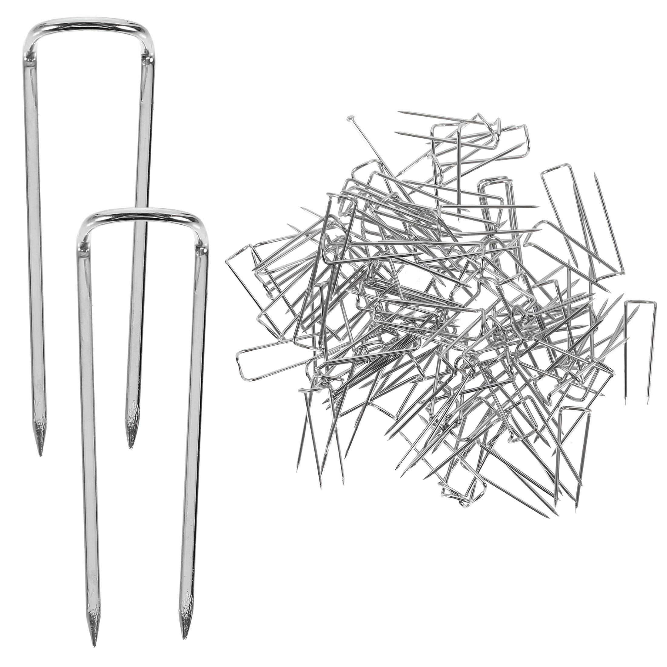 VANIDO 100pcs Stainless Steel U-shaped Sewing Pins for Fabric Craft ...