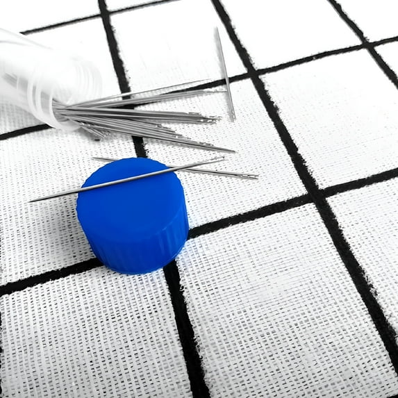 VANIDO 12-Piece Self-Threading Thick Needle and Thread Kit for ...