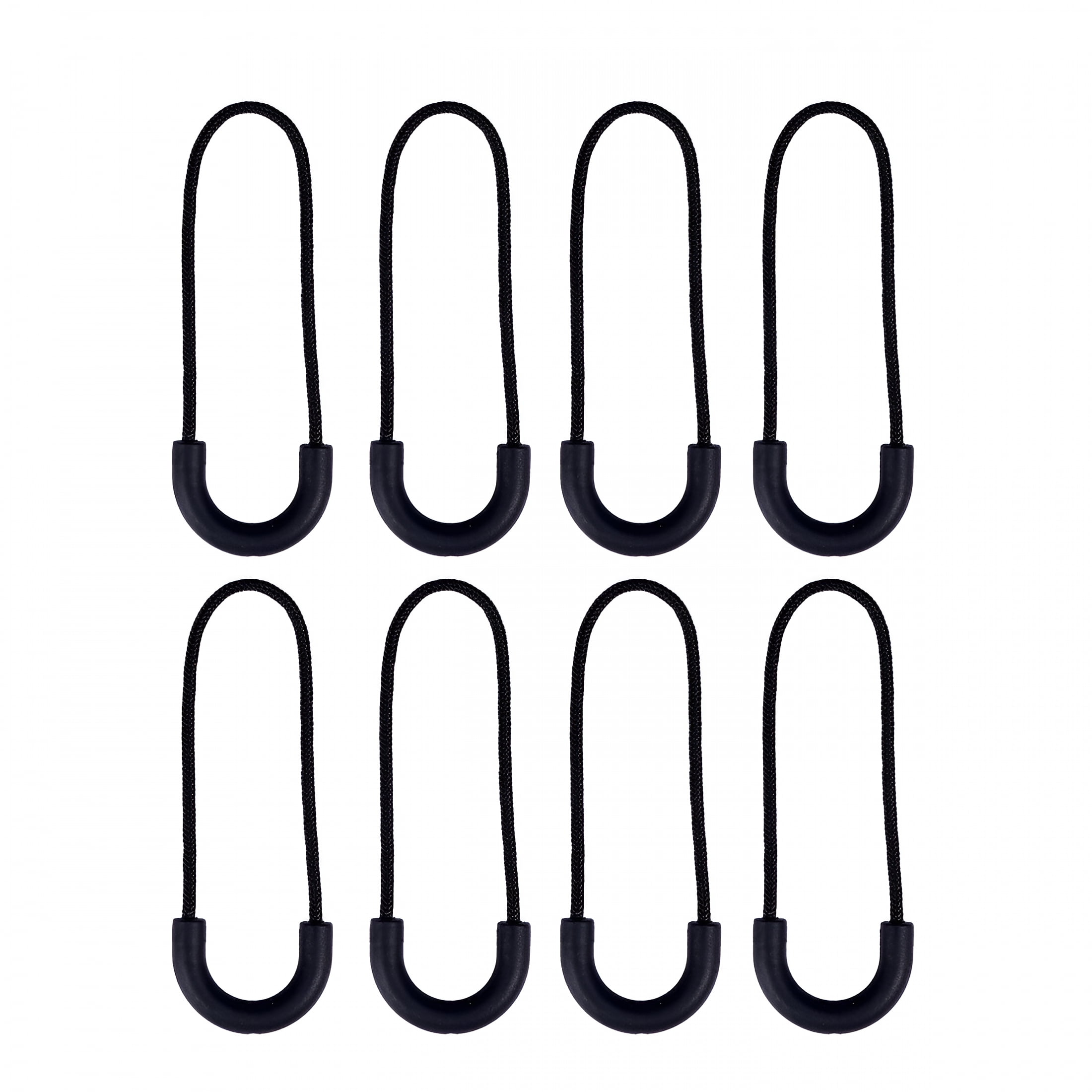 VANIDO 16pcs Injection Molding Zip Puller with String Zipper Pull Cord ...
