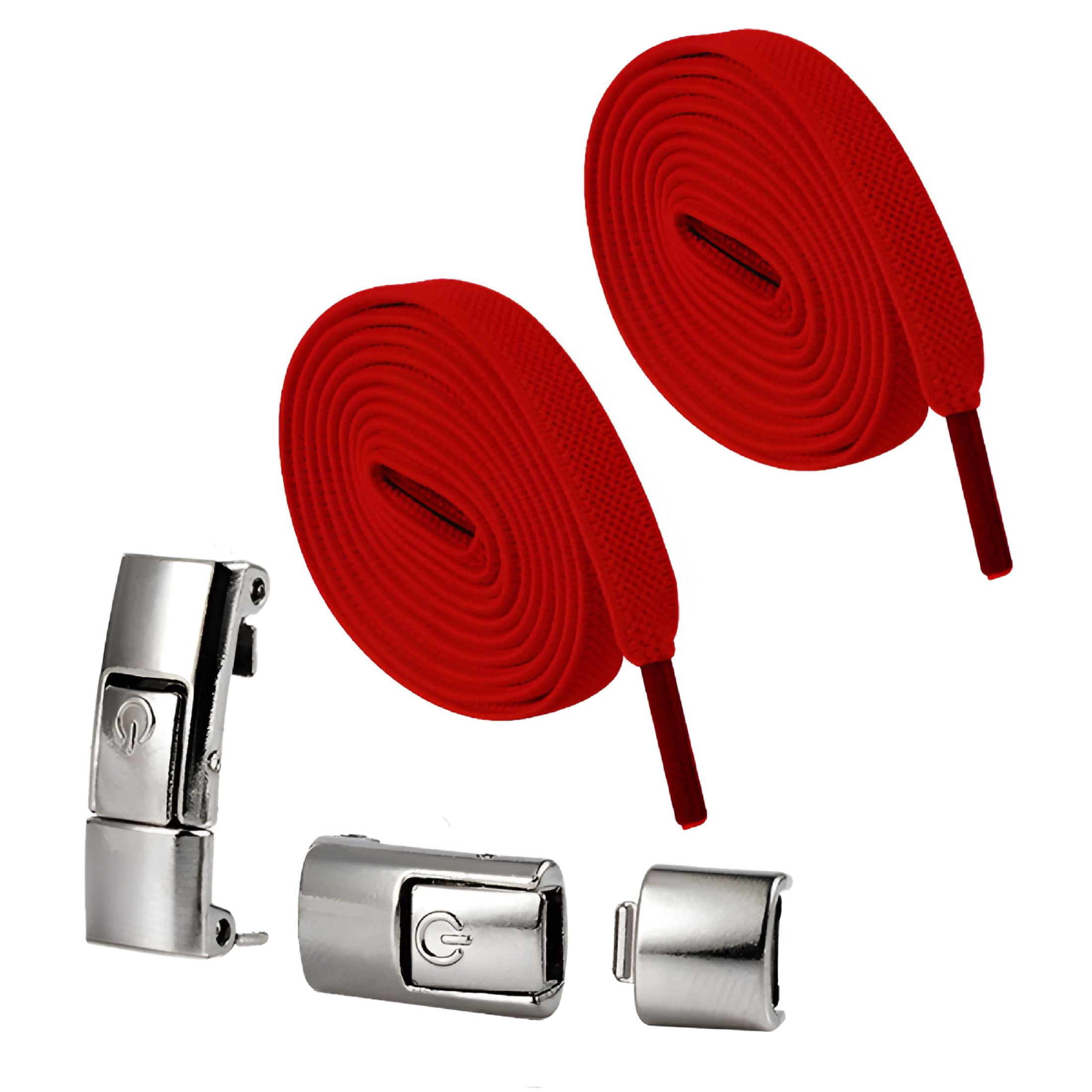 VANIDO 2Pcs No Tie Shoelaces Heavy Duty Quick Release Press Lock Lazy ...