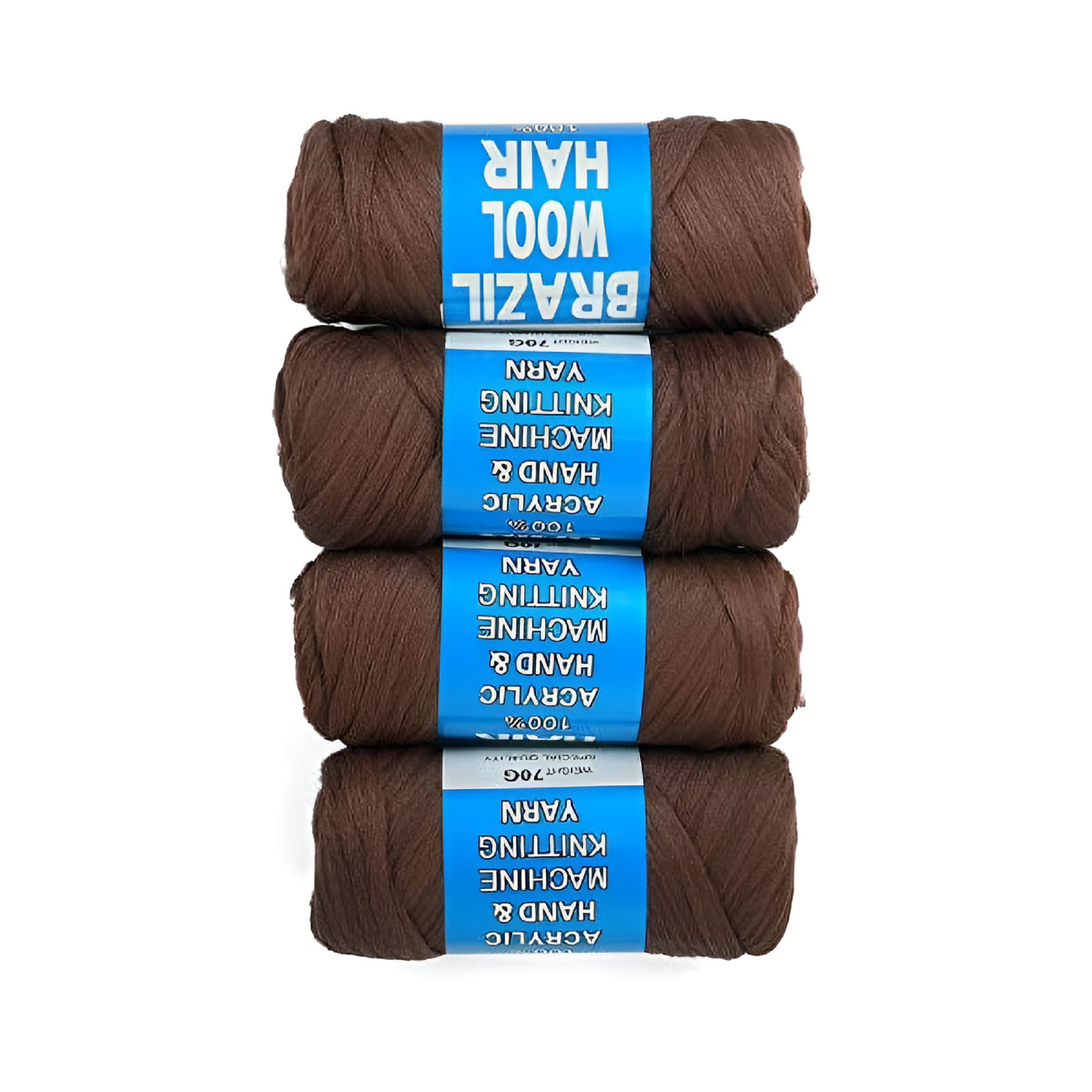 VANIDO 4 Packs Brazilian Wool Hair Yarn,Wool Yarn for Hair Jumbo ...