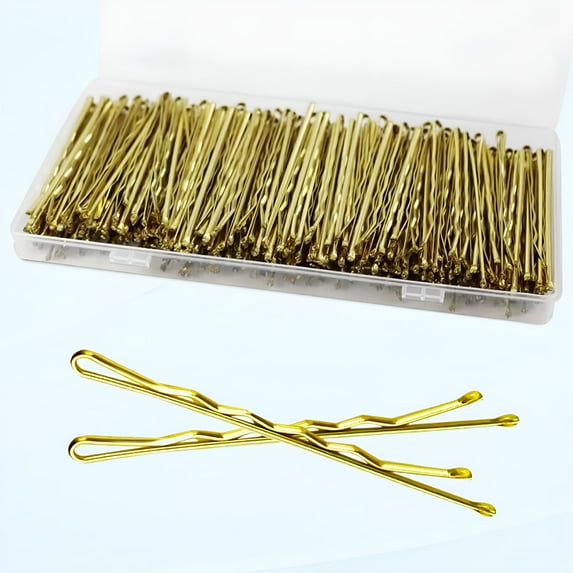VANIDO Big Bobby Pins 2.75'' Blonde 240PCS Jumbo Gold Long Bobby Pins ...