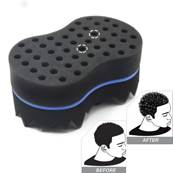 VANIDO Hair Sponge Magic Barber Brush Sponge Twist Curl Dreads Locking ...