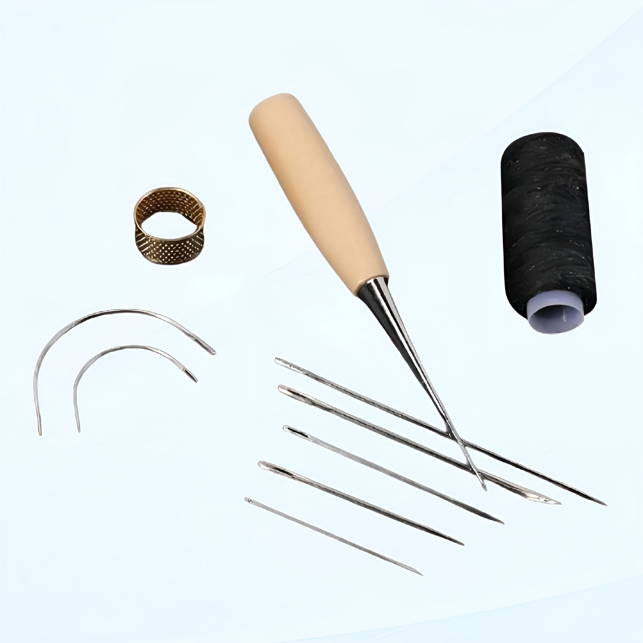 VANIDO Heavy Duty Leather Sewing Hand Needles Set - 10 Needles for ...