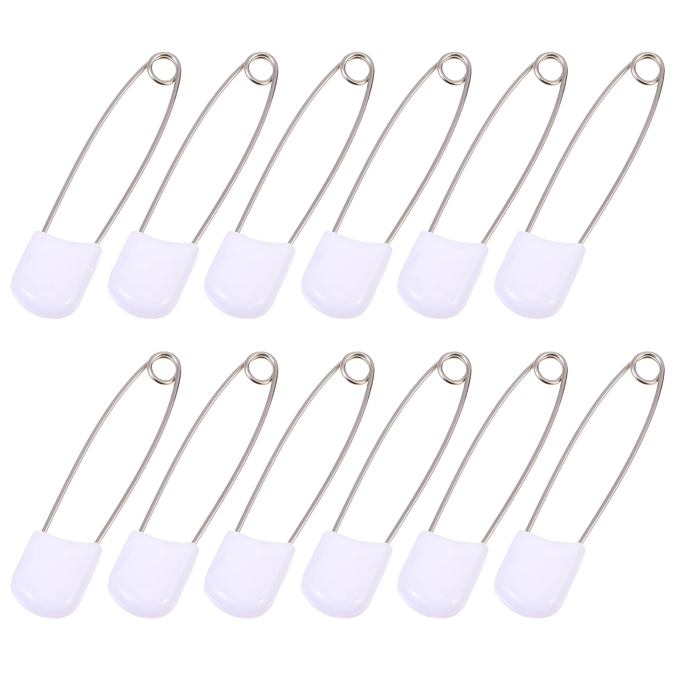 VANIDO 50 Pcs Diaper Pins Diapers Safety Plastic Alloy Quilting Heavy ...