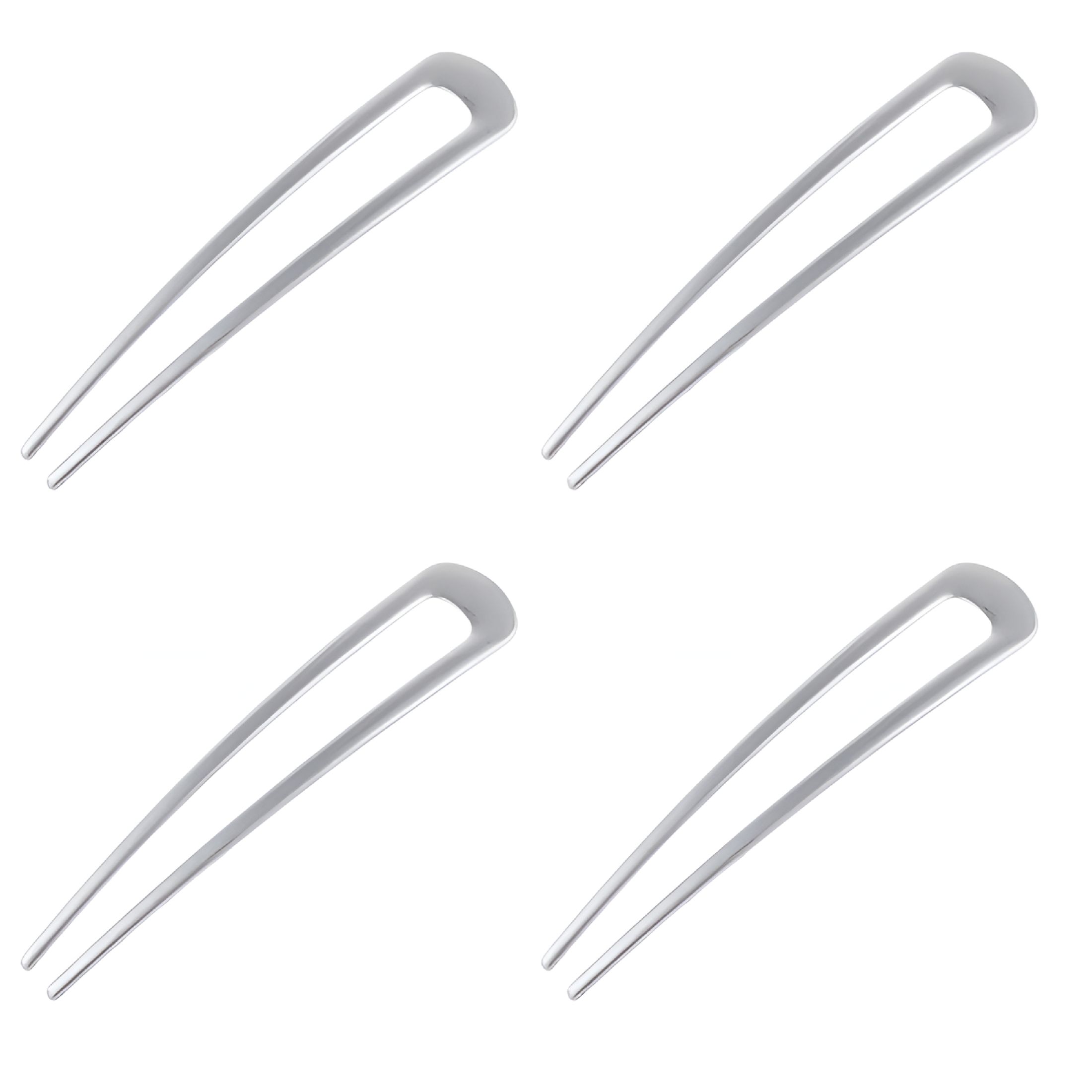 VANIDO Versatile Hair Pins 4 Pieces U Shaped Hairpin French Style Hair ...