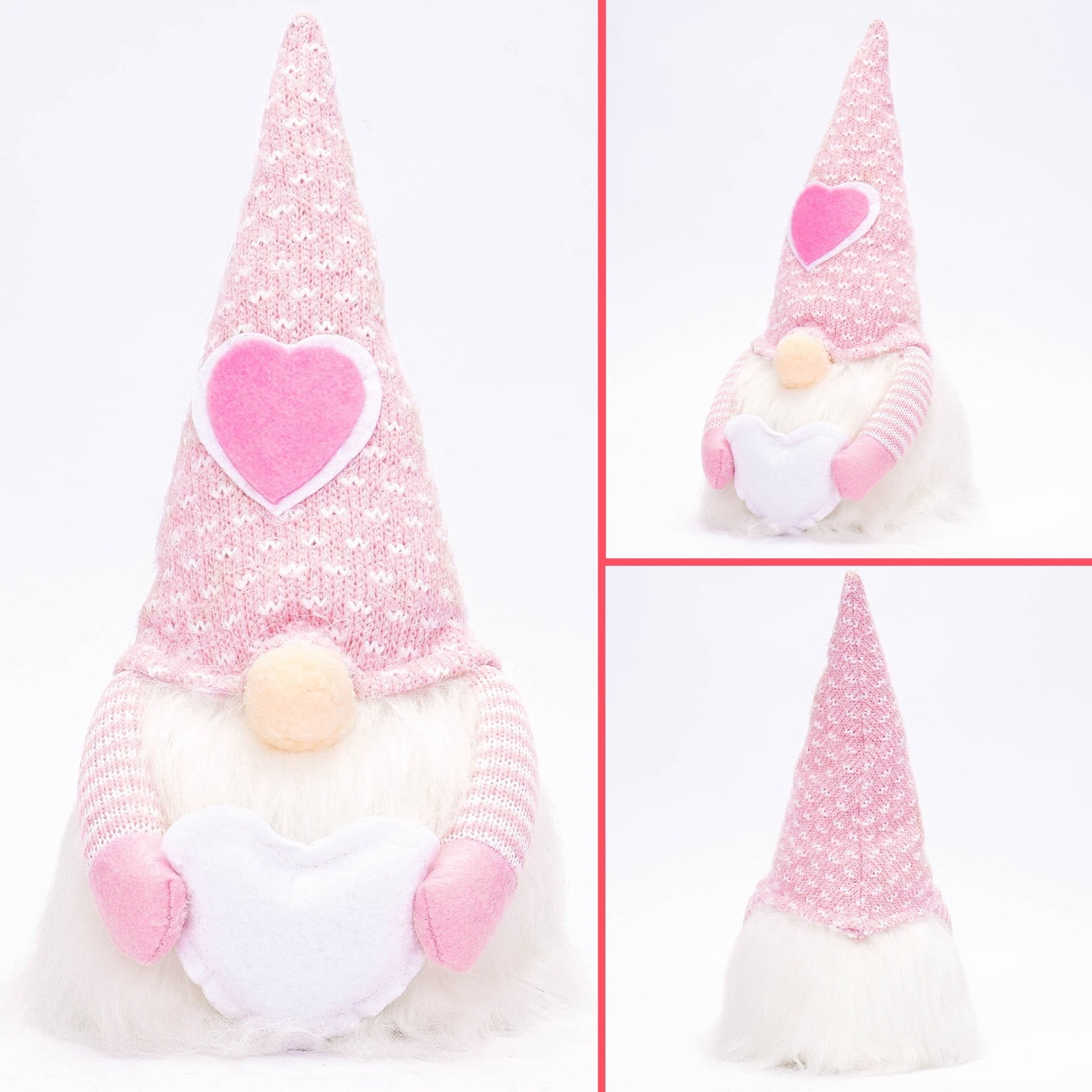 VANLOFE 1PCS Valentine's Day Home Decor Cute Mini Gnomes Plush Toy ...