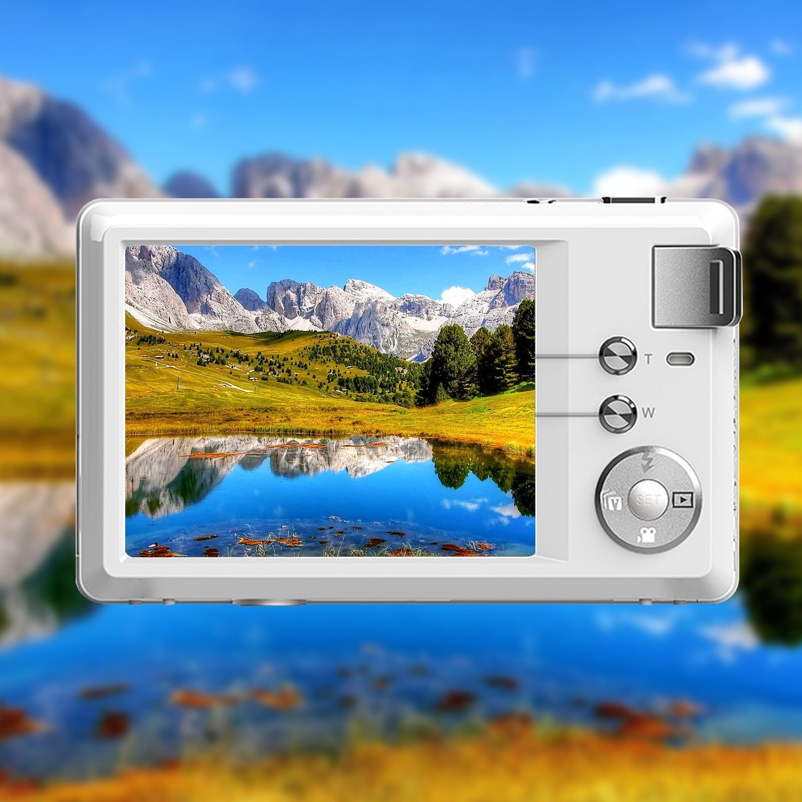 VANLOFE 4K HIgh Definition 3 Inch Single Camera Large Screen Digital ...