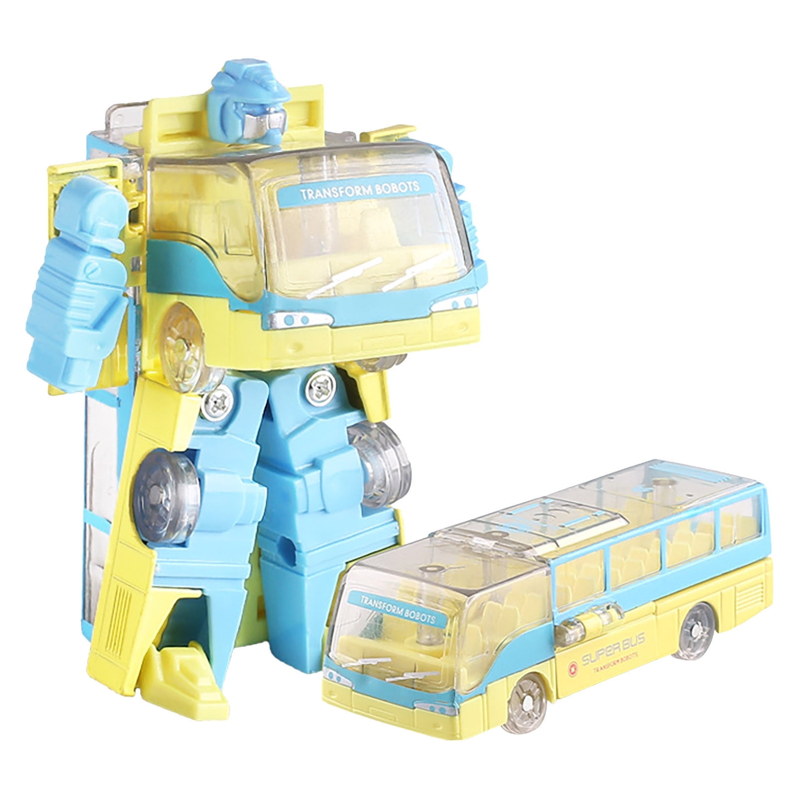 VANLOFE Aged 2 and UP Remote control toys Mini Bus Vehicle Deformation ...