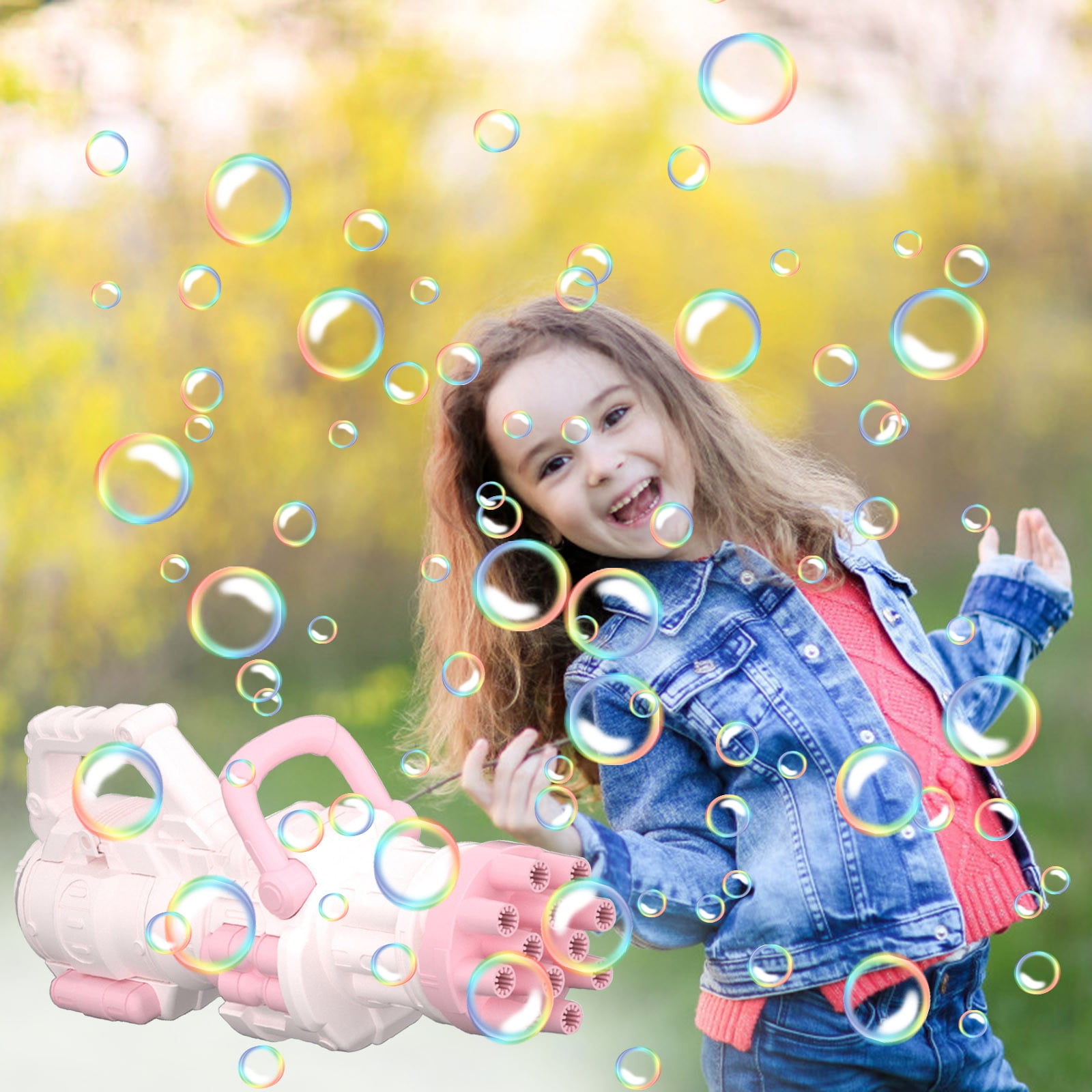 VANLOFE Bubble Machine Deals Clearance Kids Toy Automatic Variable Fan ...