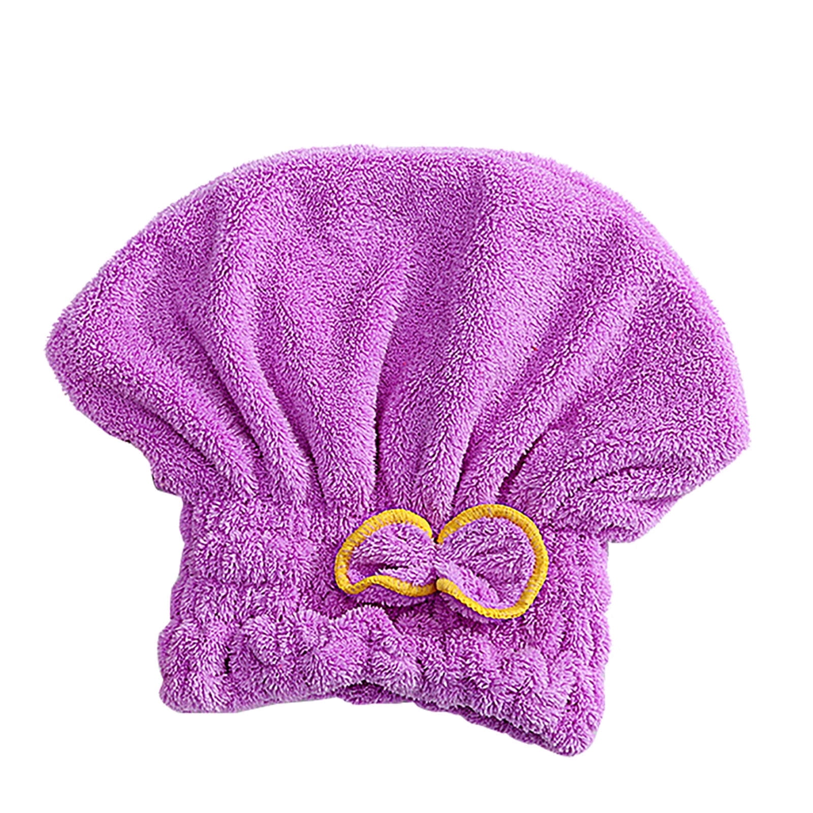 VANLOFE Bath Towel Cap Microfiber Drying Cap Soft Absorbent Hair Towel ...