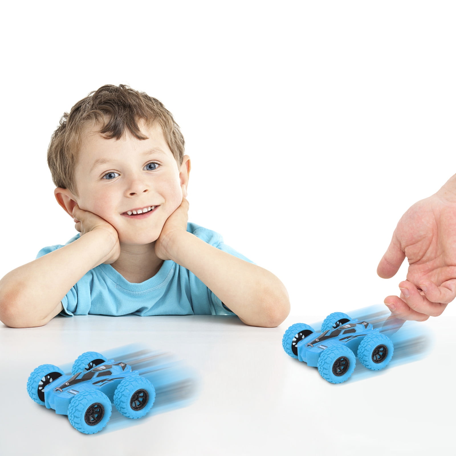 VANLOFE Car Toys For Boys Aged 2 3 4+ Gift Inertial Double Side Drive ...