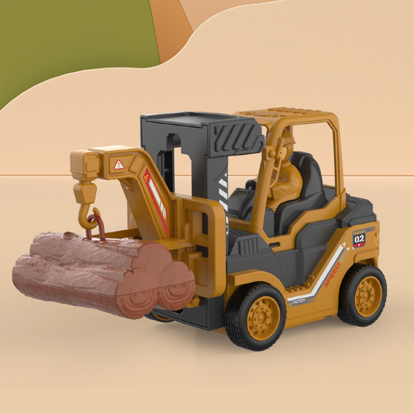 VANLOFE Children Toys Vehicle Push Vehicle Forklift Car Forklift Lift ...