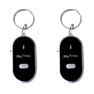 4 Pc Key Finder Locator Anti Lost Keys Keychain Tracker Whistle Sound ...