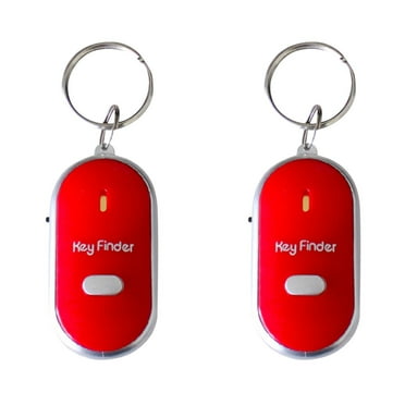 4 Pc Key Finder Locator Anti Lost Keys Keychain Tracker Whistle Sound ...
