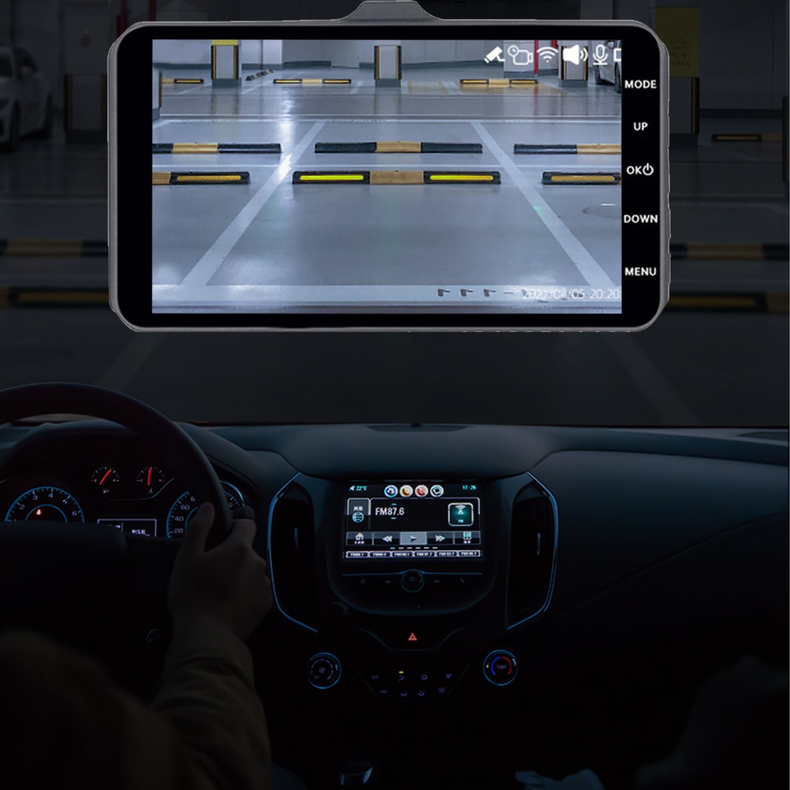 VANLOFE HD 1080P Backup Camera Driving Hitch Rear View Observation ...