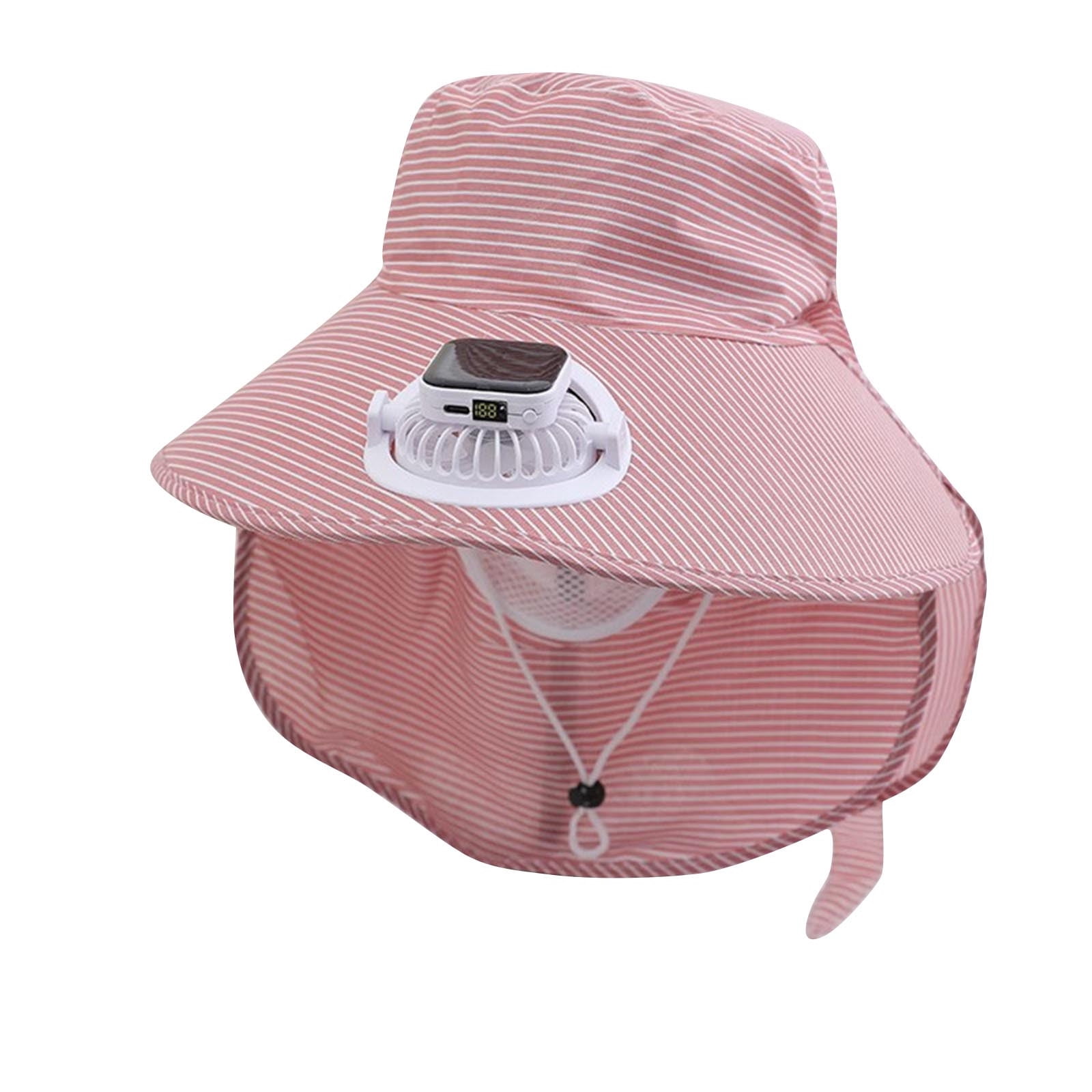 VANLOFE Hat with Fans, Wide Brim Solar Fan Hat for Outdoor Fishing ...