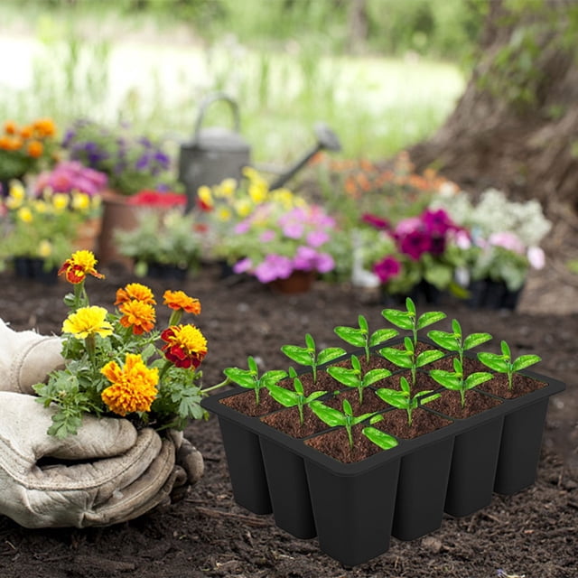 VANLOFE Household tools Garden Seedling Trays Silicone Seed Seedling ...