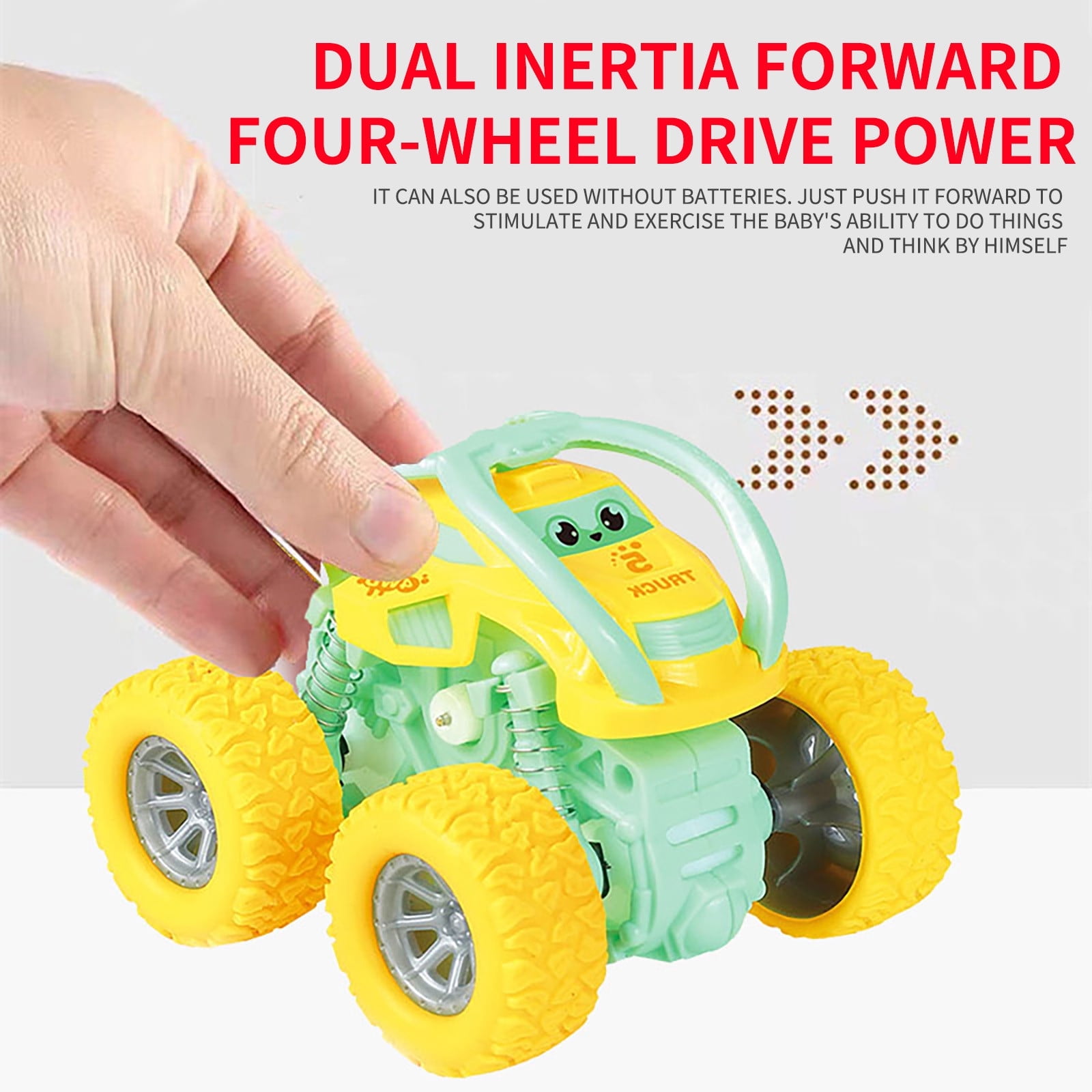 VANLOFE Kids Toy Aged 1+ Toy Car Four Wheel Off-road Vehicle Toy Boy ...