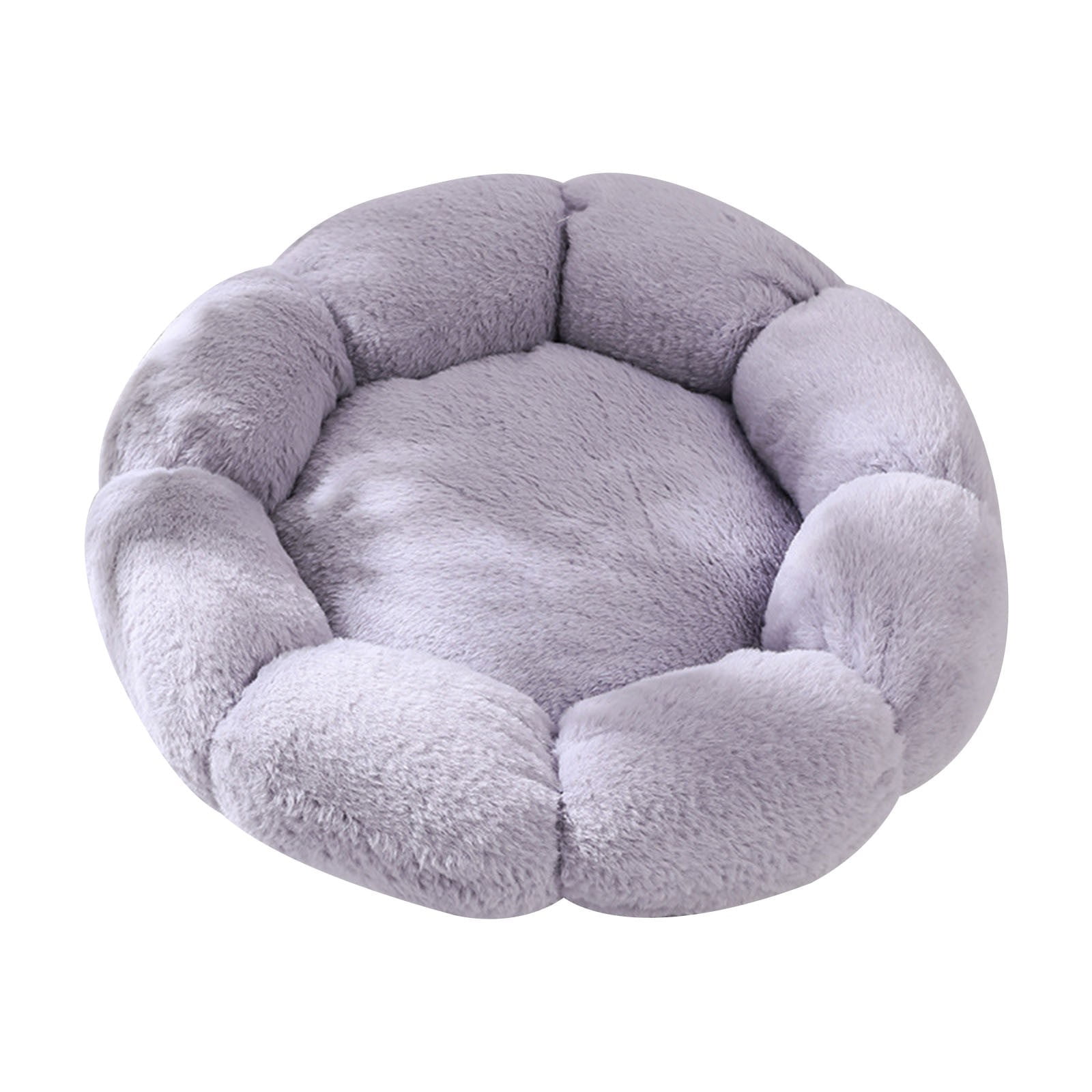 VANLOFE Plush Pet Beds for Cats Soft Big Plush Cushion Washable Cat ...
