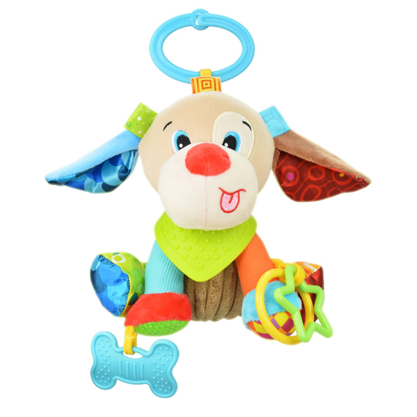 VANLOFE Toy with Multi-Sensory Rattle and Textures Crinkle Sound Paper ...