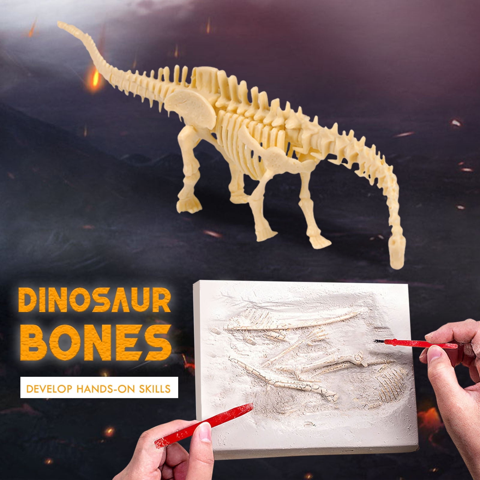 VANLOFE Various Gameplay Dinosaur Digging Game Kit Kids Sandbox ...