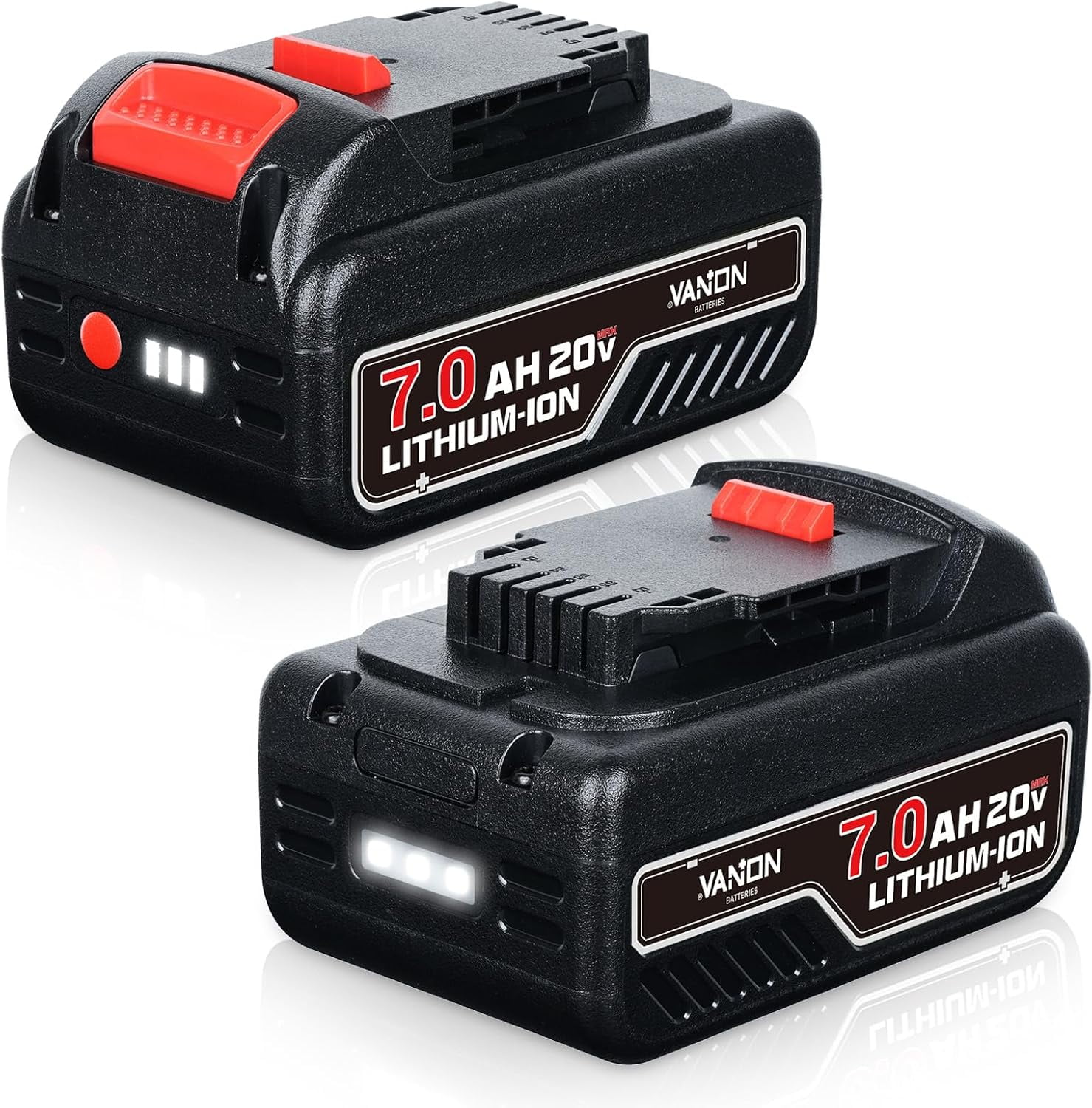 VANON 7.0Ah 20V DCB200 Battery Replacement for 20V Max Battery Lithium ...