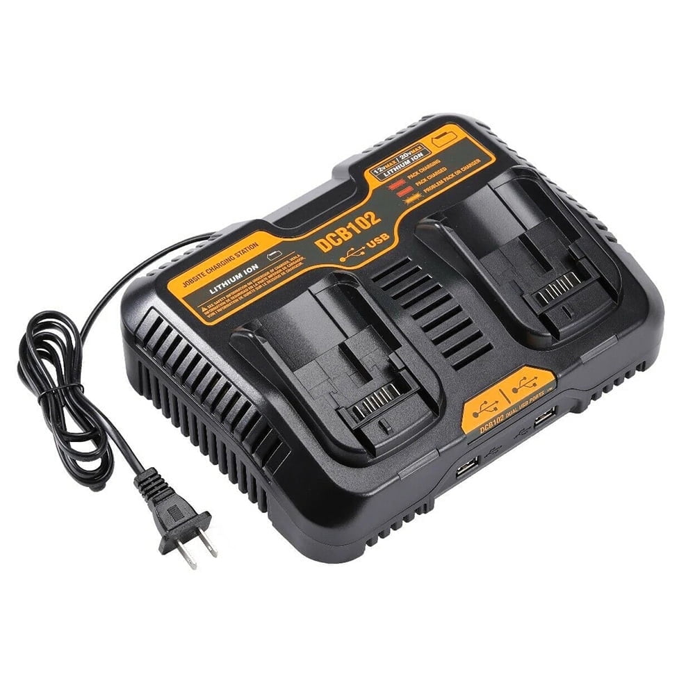 VANON Replacement for 20V Battery Dual Fast Charger DCB102BP Compatible ...