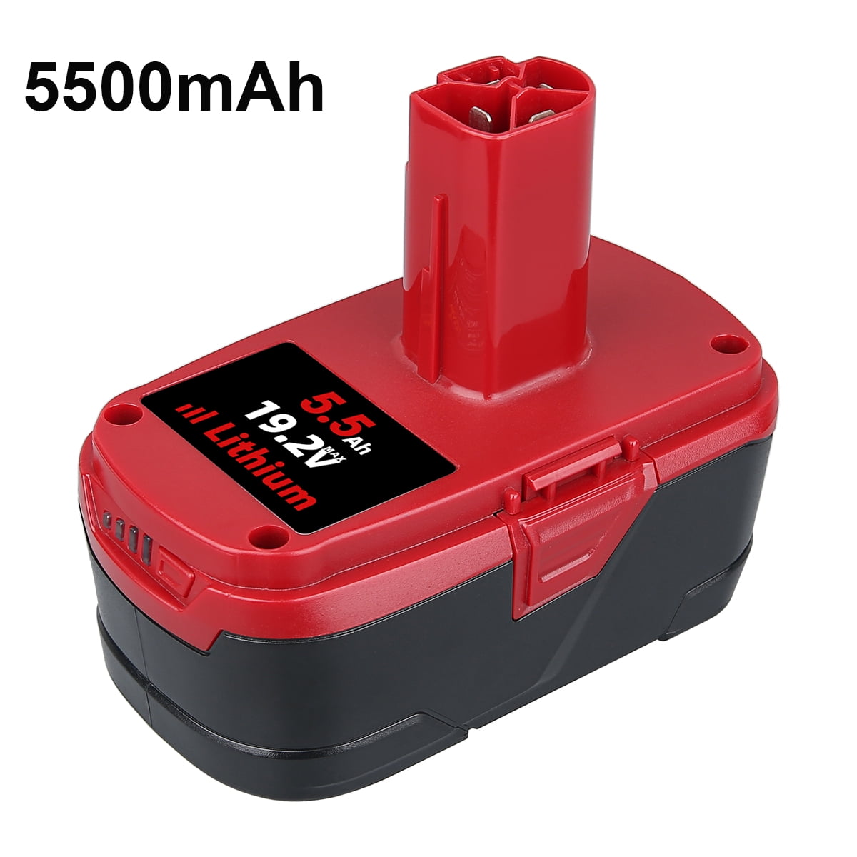 VANON for Craftsman C3 Battery 18V(19.2Vmax) 5500mAh li-ion Red&Black ...