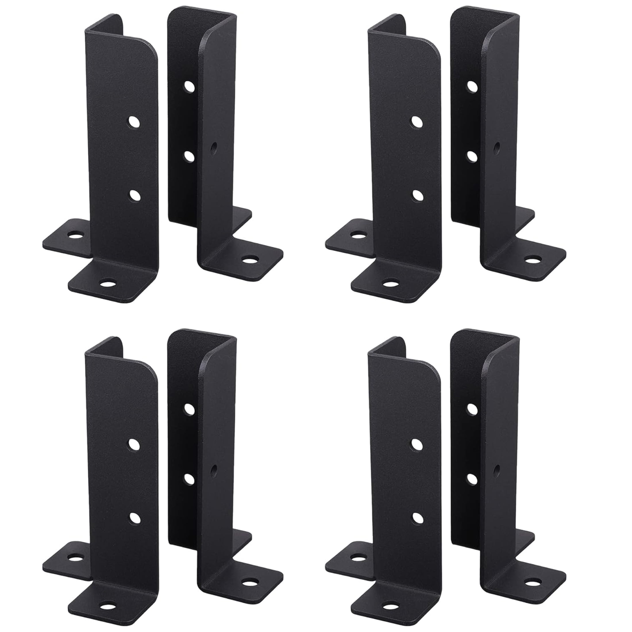 VANROUG 8Pcs Adjustable Deck Post Anchor Base Brackets Fit 1.5x1.5,2x2 ...