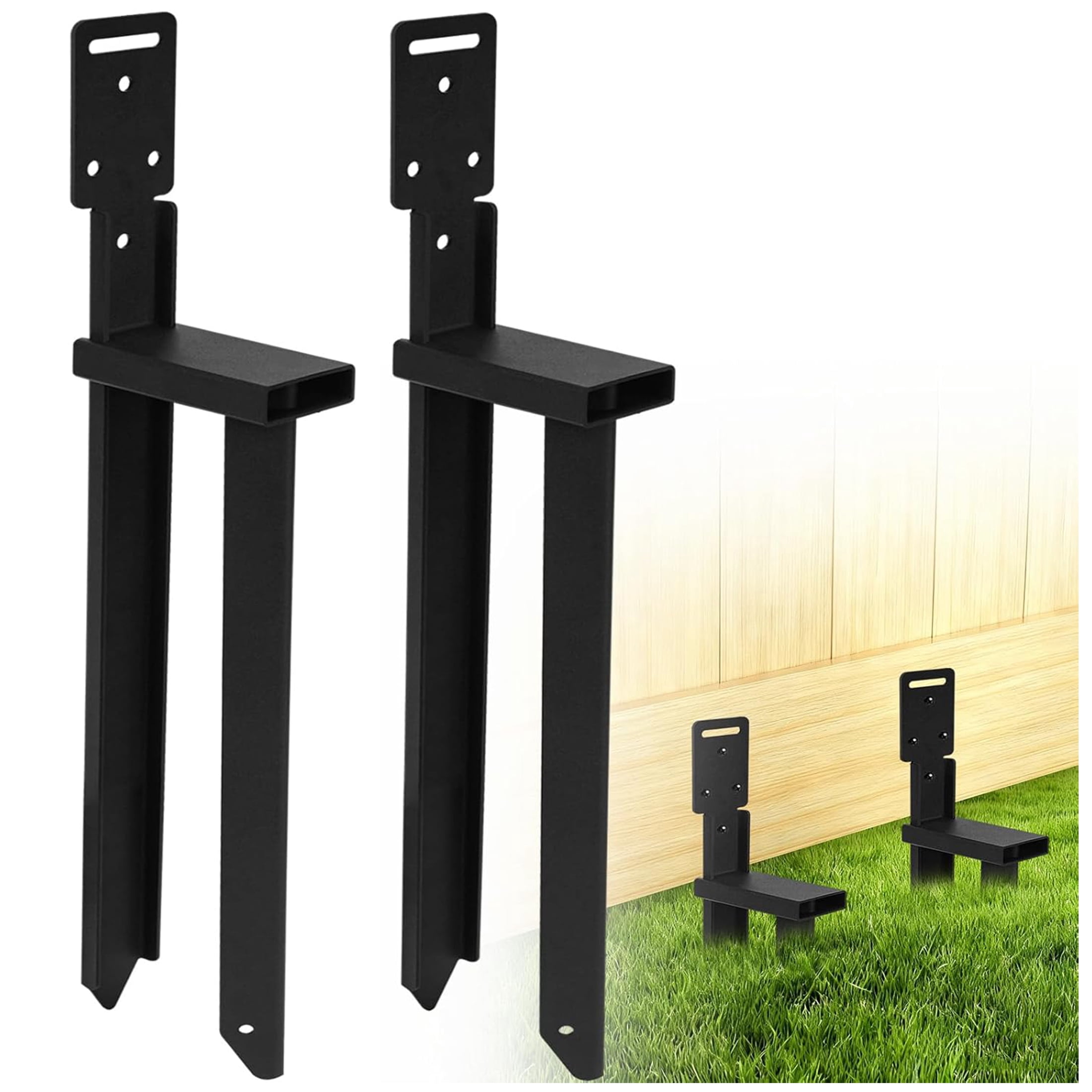 VANROUG Tent Peg Heavy Duty, Fence Post Repair Kit, Mobile Home Anchors ...