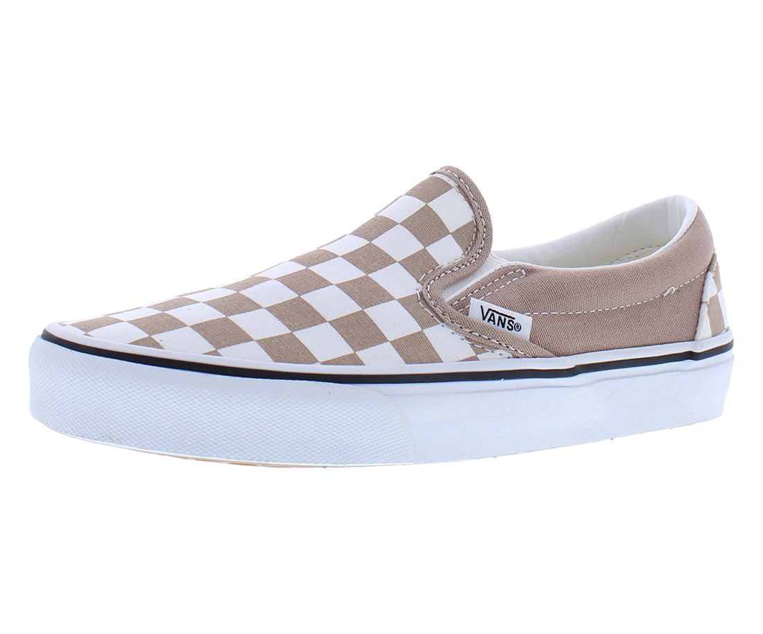 VANS FU CLASSIC SLIP-ON UNISEX SNEAKERS - BROWN - Theory Checkerboard ...