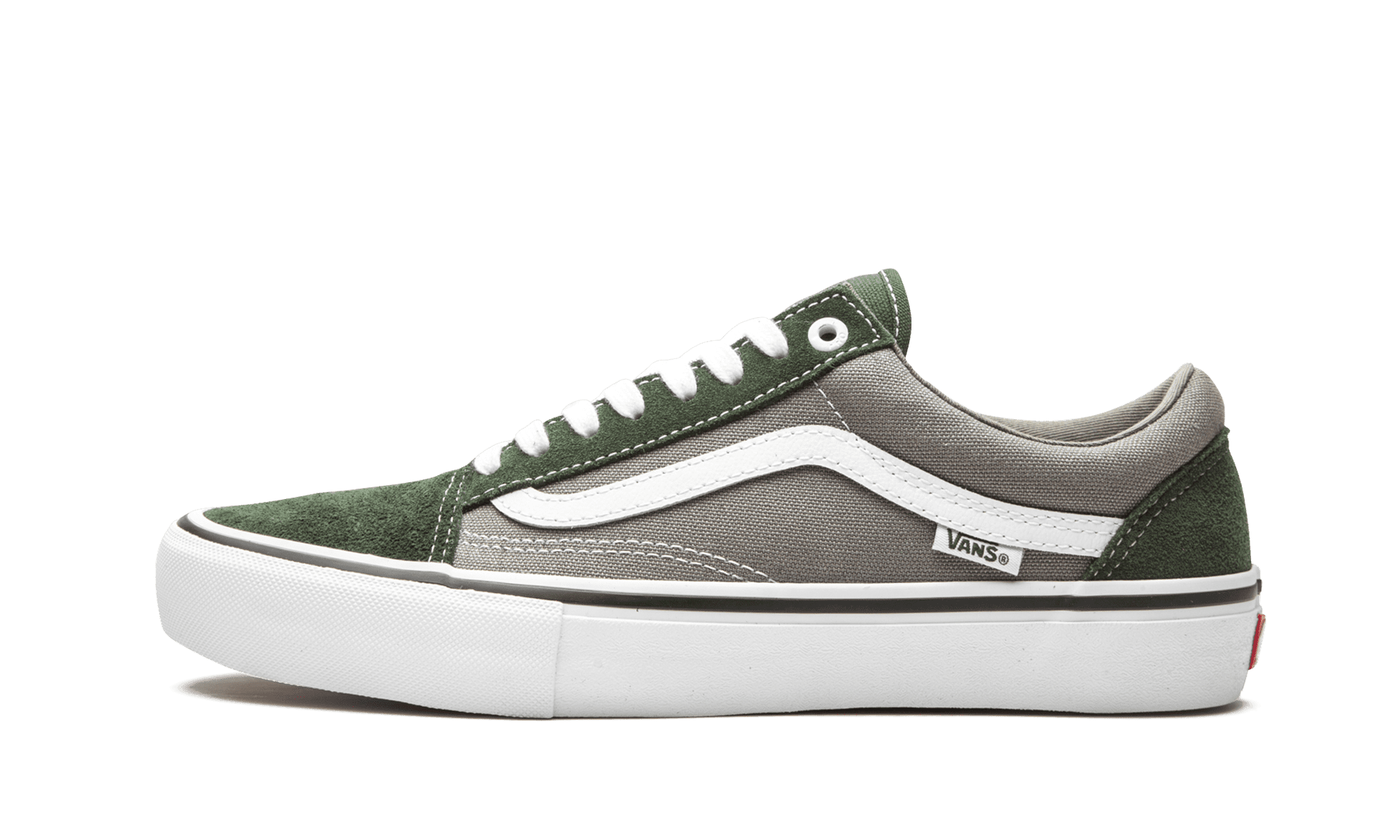 VANS MENS Old Skool Pro "Forest / Grey / White" VN0A45JC1ST from ...