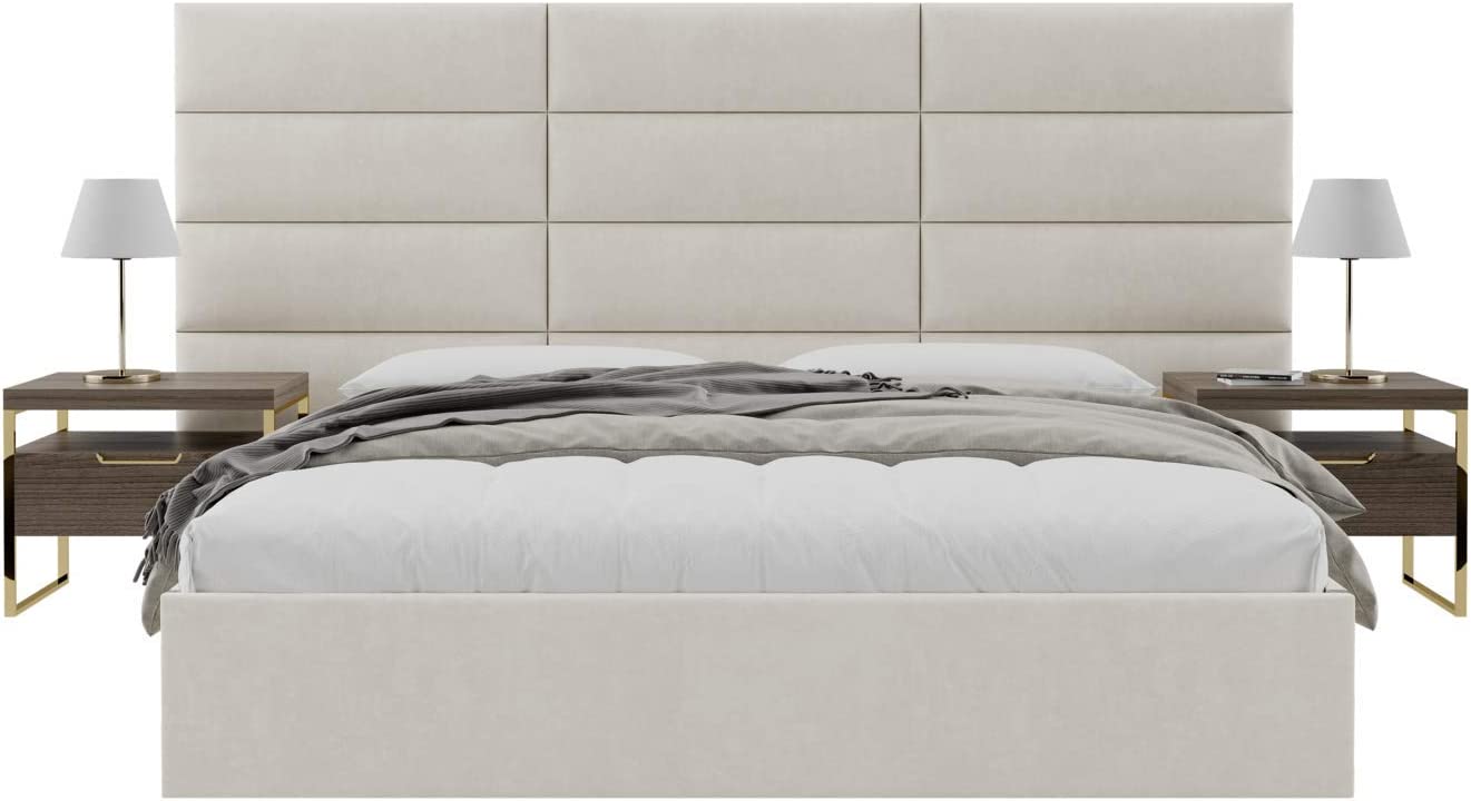 VANT Upholstered Wall Mounted Headboard Panels -Fredrick Layout - 117 ...